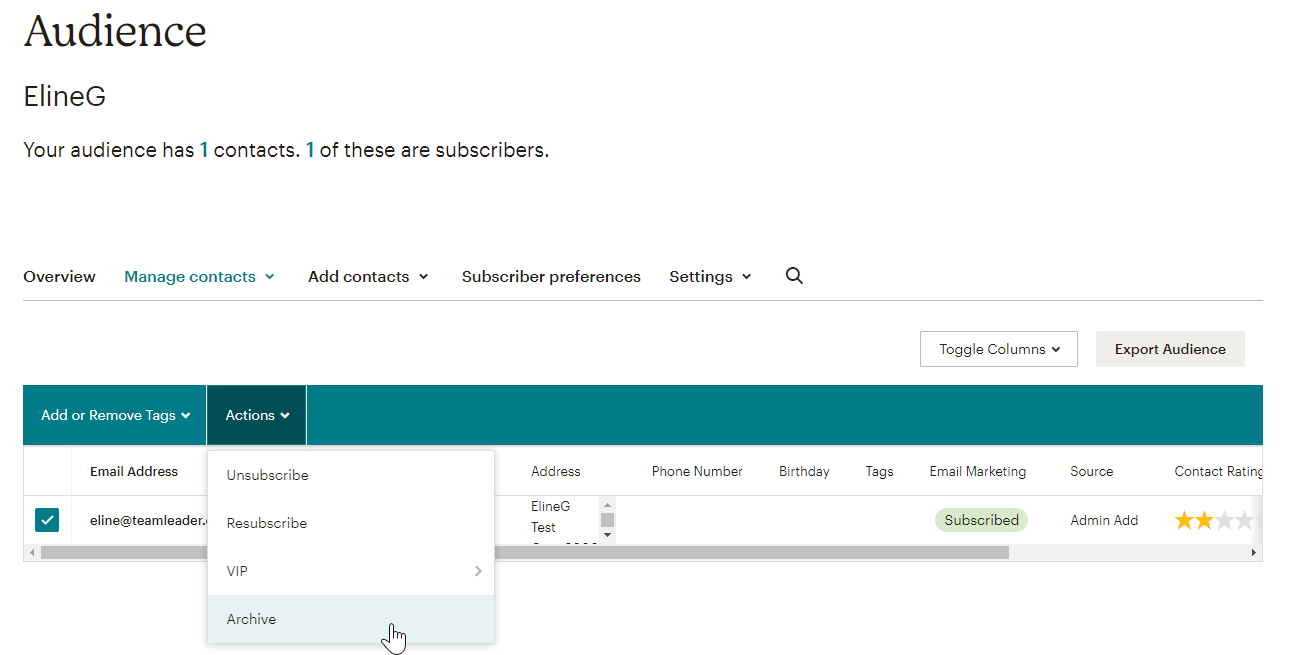 How To: E-mailcampagnes versturen met MailChimp – Support : Teamleader ...