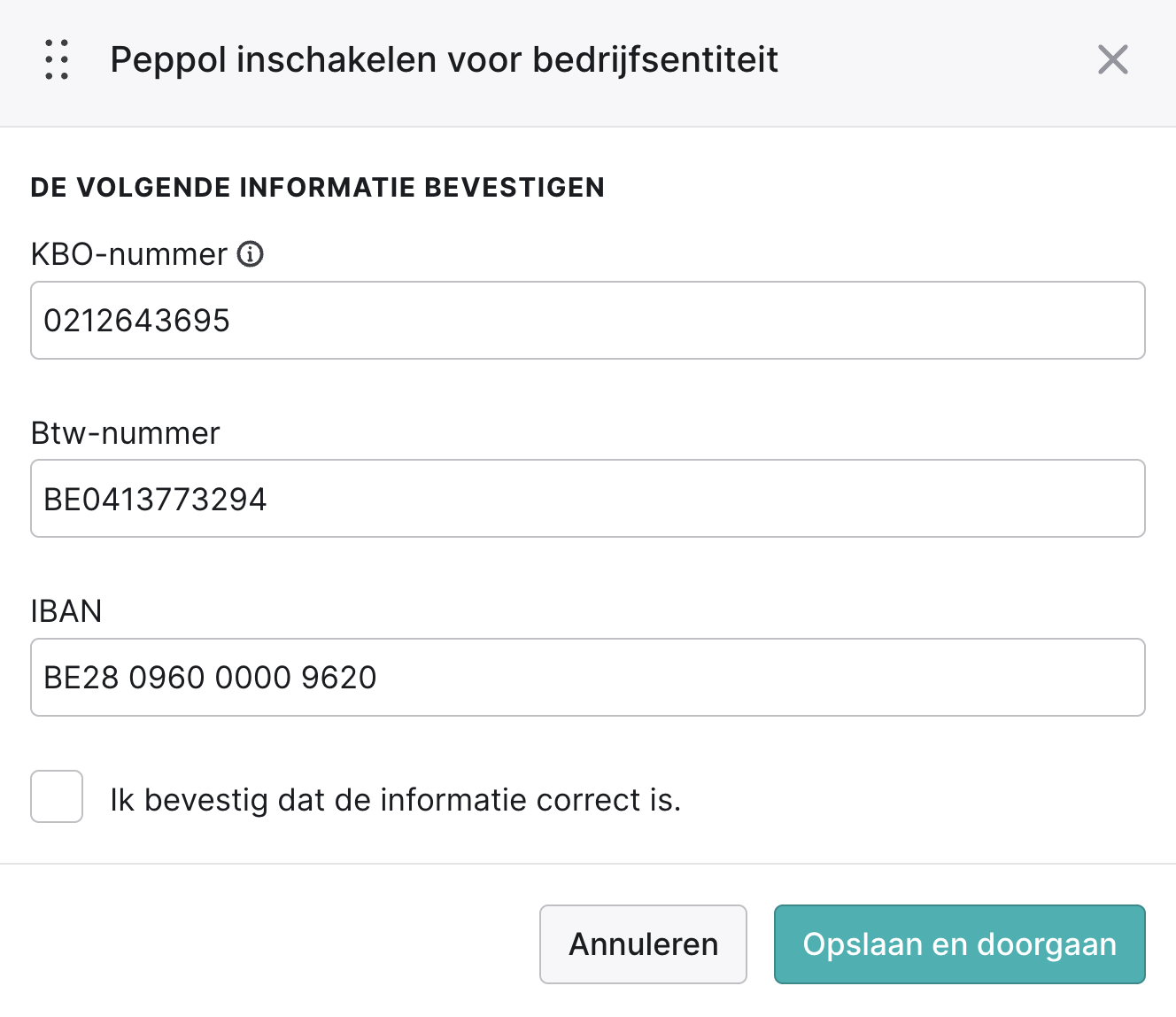 How To: Peppol inschakelen in Teamleader Focus – Support : Teamleader Focus
